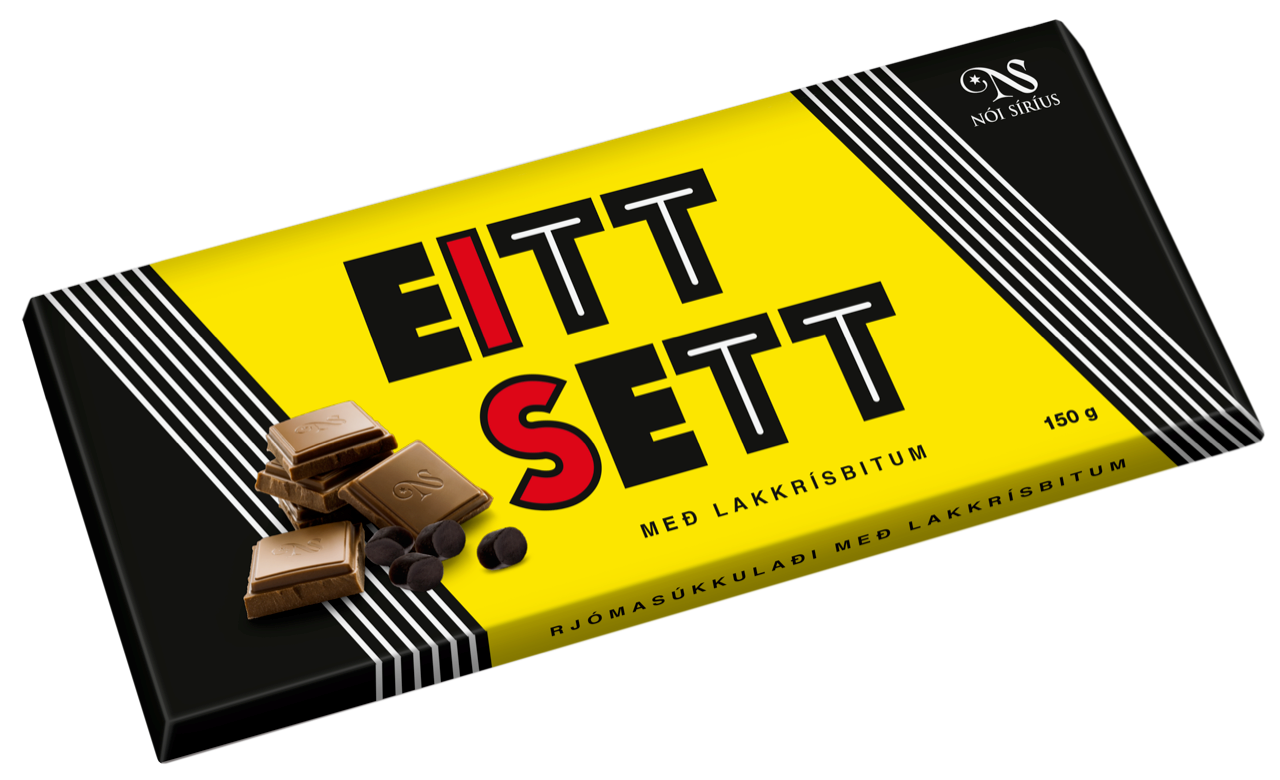 EITT SETT 150G SÚKKULAÐIPLATA - Nói Siríus